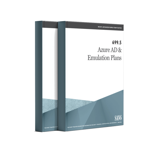 SANS SEC699.5 Azure AD & Emulation Plans | امن افزار رایکا
